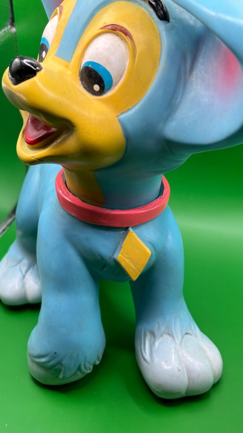Vintage Walt Disney Lady and the Tramp Blue Rubber Scamp Puppy 1960's ...