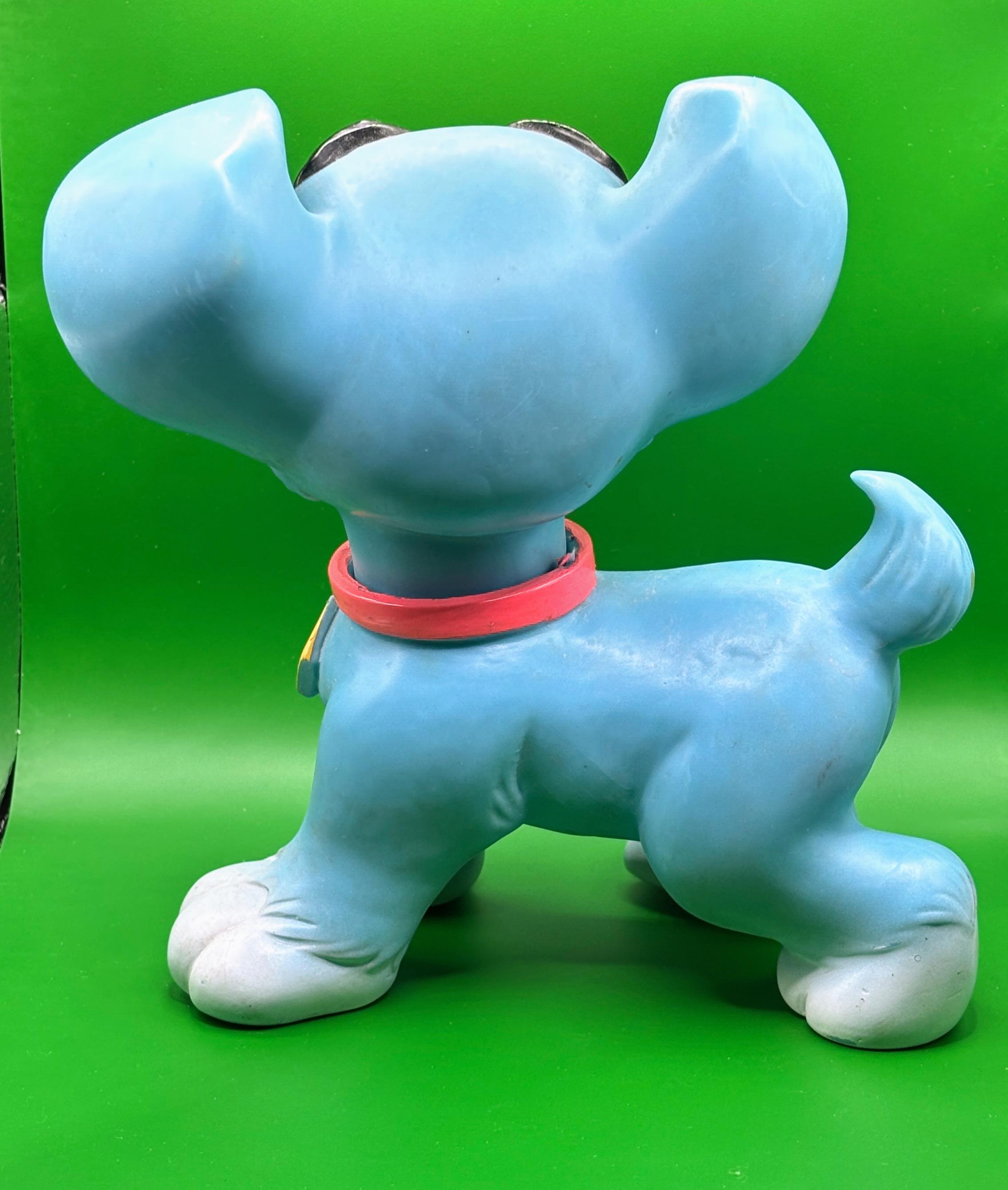 Vintage Walt Disney Lady and the Tramp Blue Rubber Scamp Puppy 1960's ...