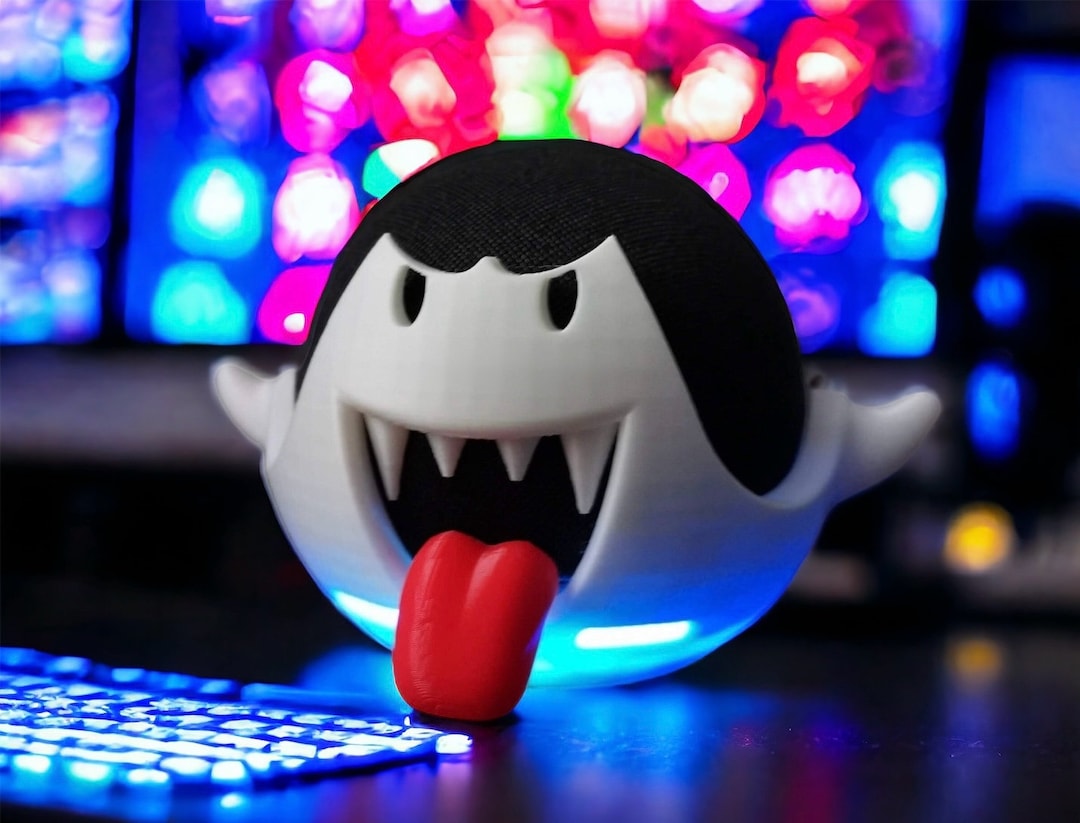 Super Mario Ghost Alexa Holder | Echo Holder | Echo Dot 4th/5th Gen ...