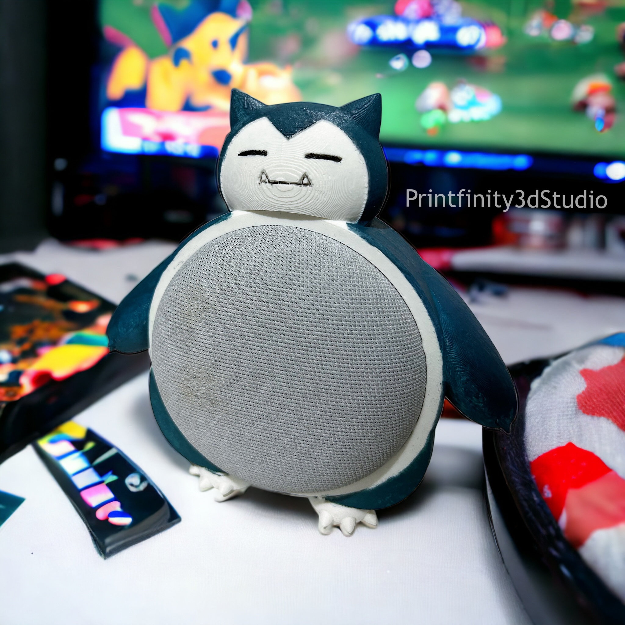 Snorlax Google Home Mini Stand | Cute Google Home Holder | Snorlax ...