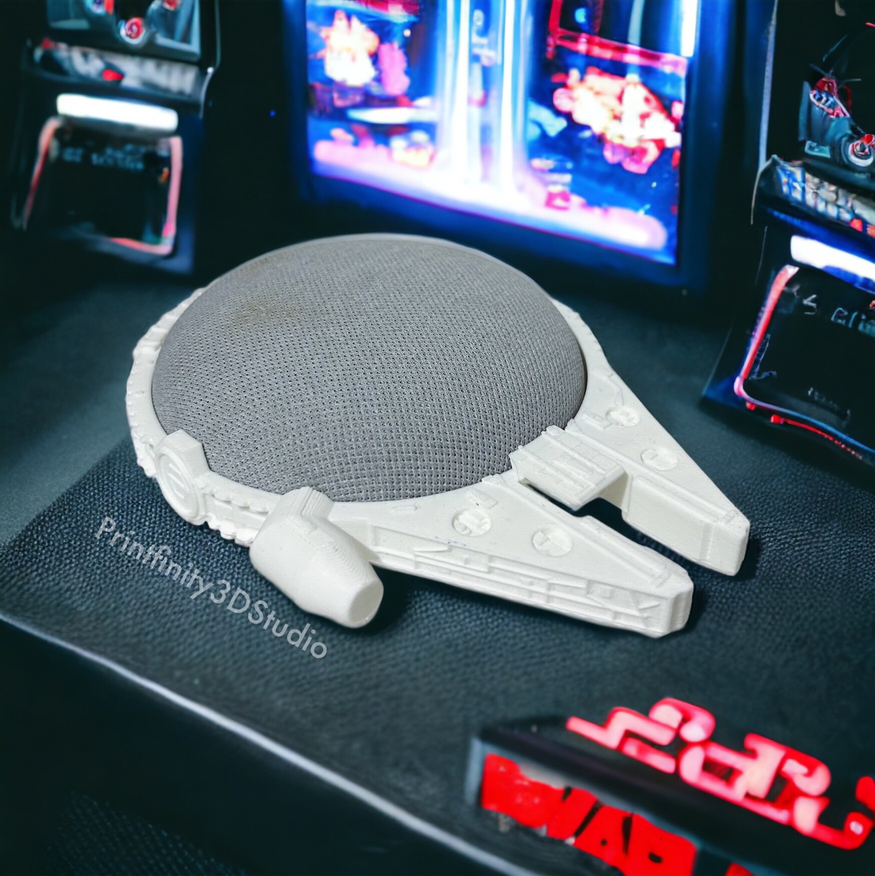 Millennium Falcon Google Home Stand Smart Home Star Wars Holder - Etsy