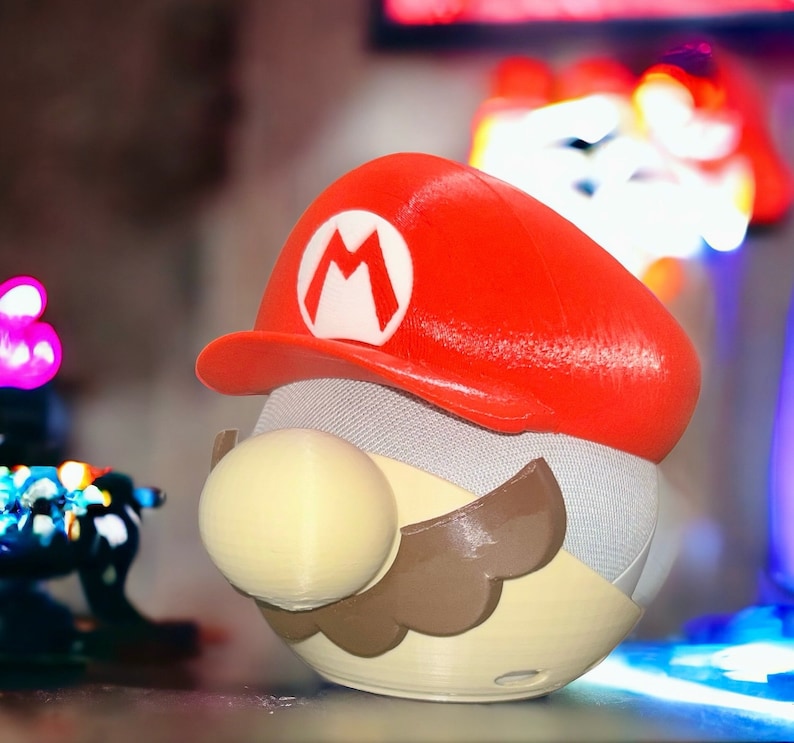 Super Mario Alexa Holder | Echo Dot 4th/5th Gen Holder | Smart Speaker ...