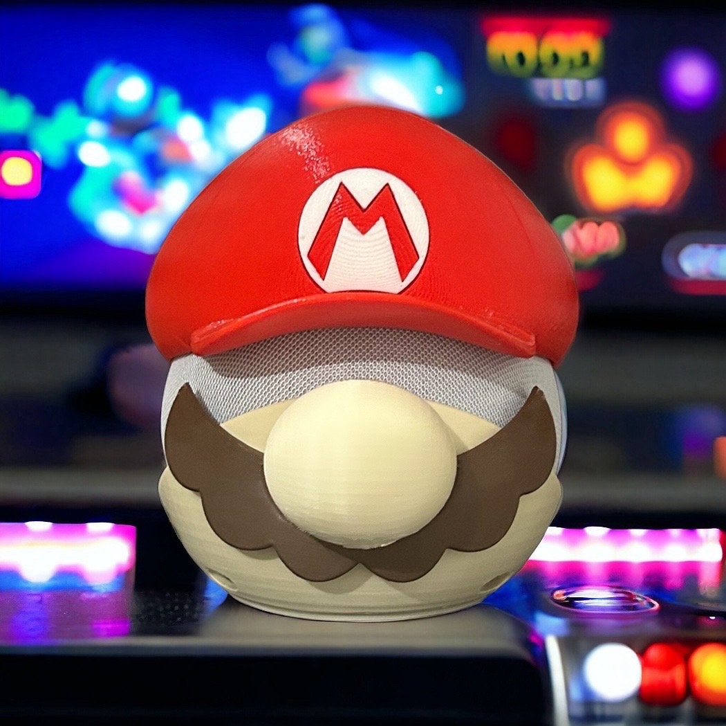 Super Mario Alexa Holder | Echo Dot 4th/5th Gen Holder | Smart Speaker ...