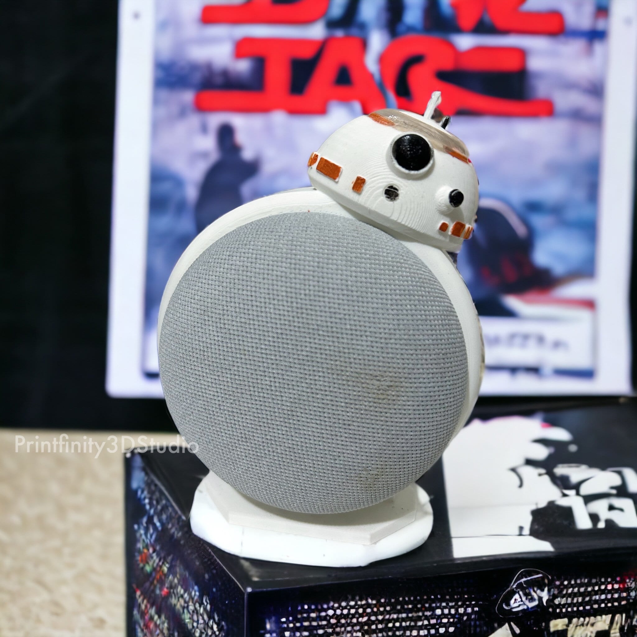 Star Wars BB8 Inspired Google Home Stand | Cool Google Home Holder ...