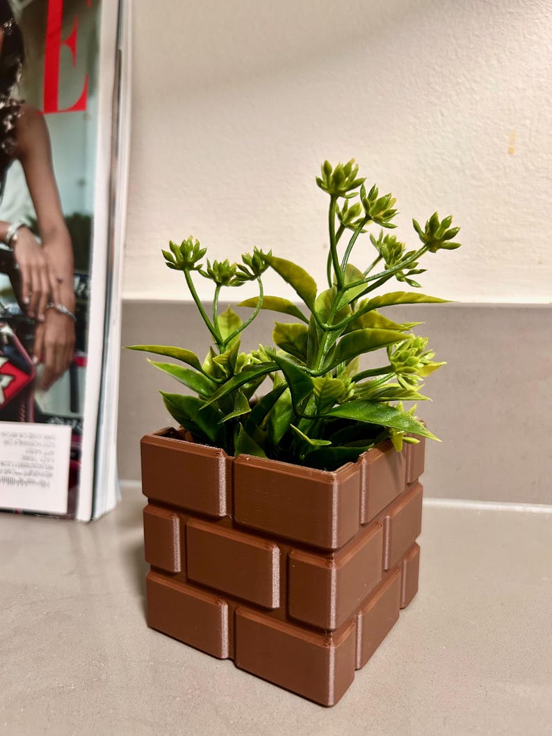 Super Mario Planter | Gamer Succulent Planters | Warp Pipe | Brick ...