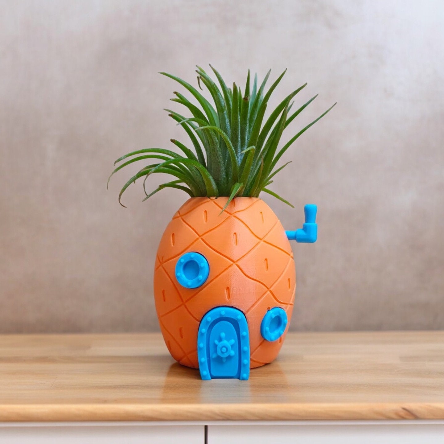 Spongebob House Planter, Piggy Bank 3D Printed Pineapple Home Decor ...
