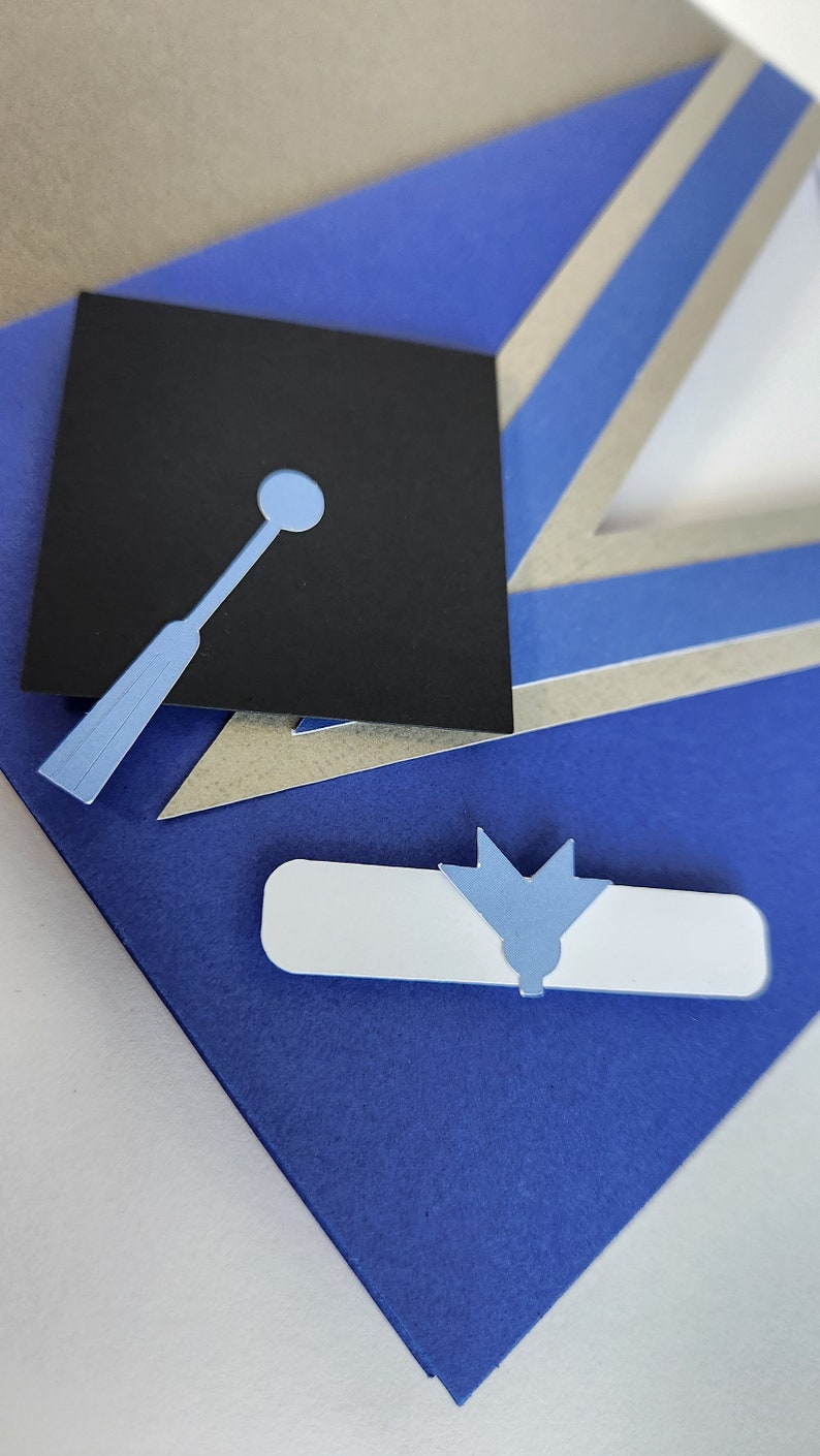 A Florida University Graduation Card With Envelope - Blue and Gray ...