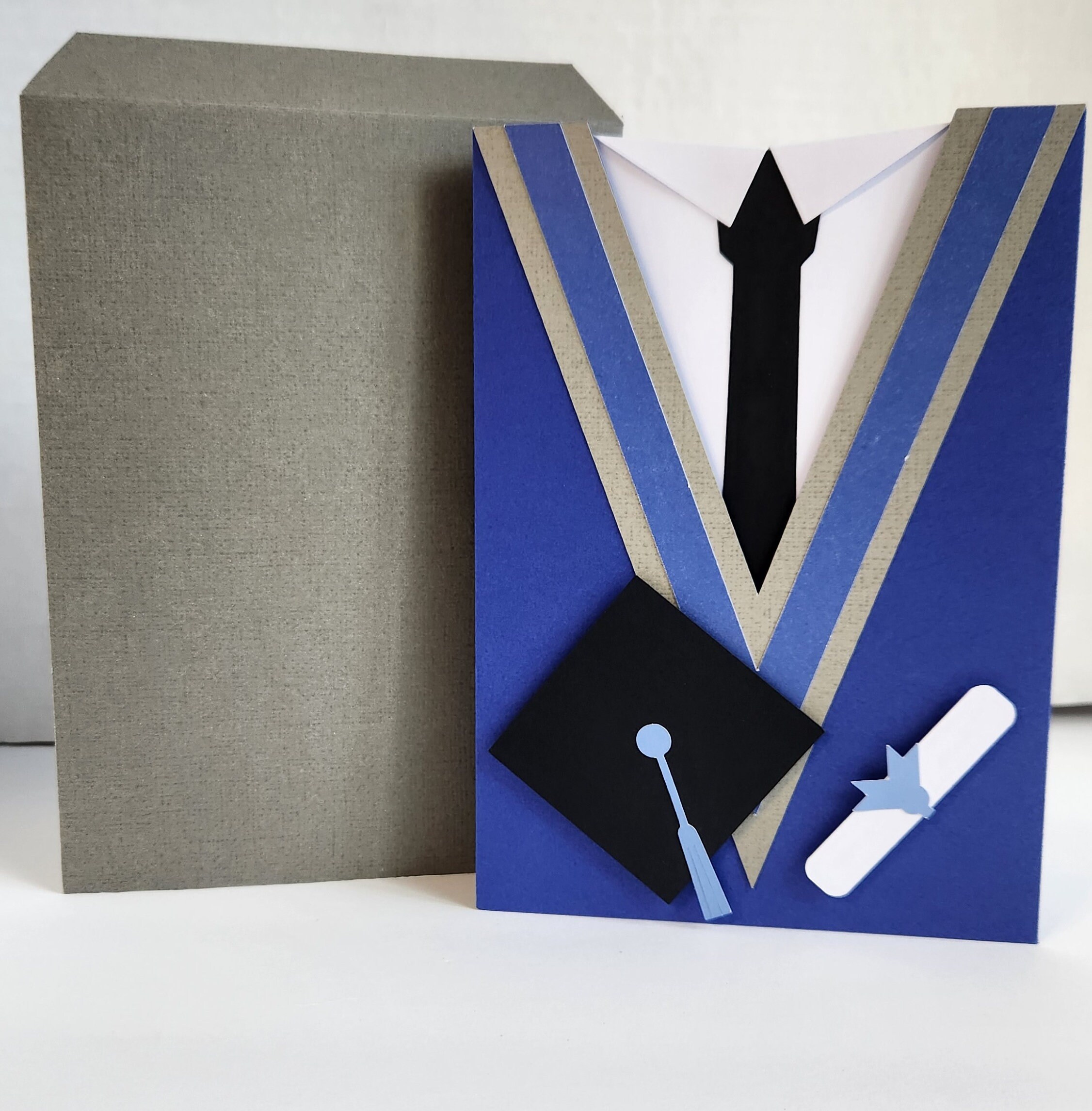 A Florida University Graduation Card With Envelope - Blue and Gray ...