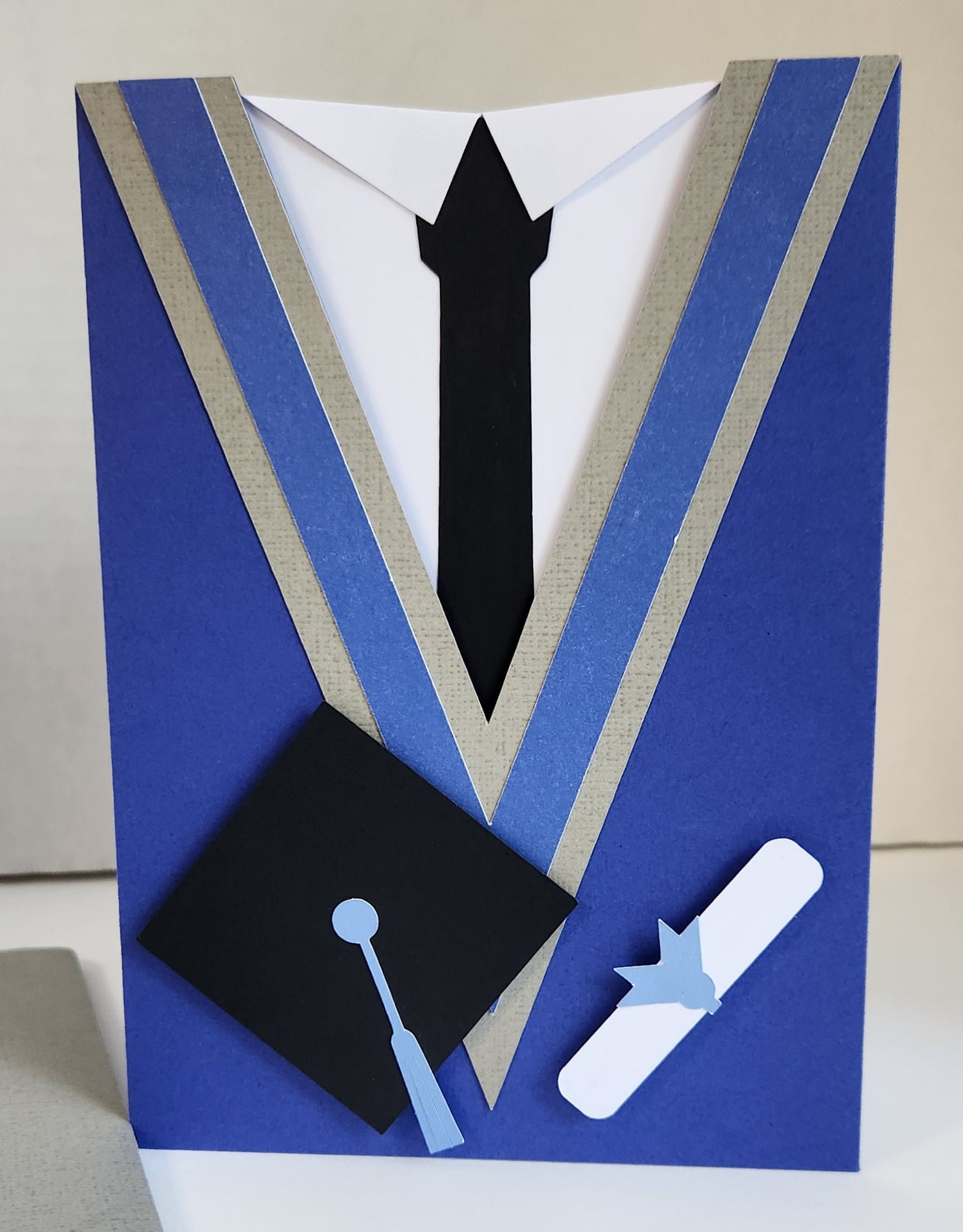 A Florida University Graduation Card With Envelope - Blue and Gray ...