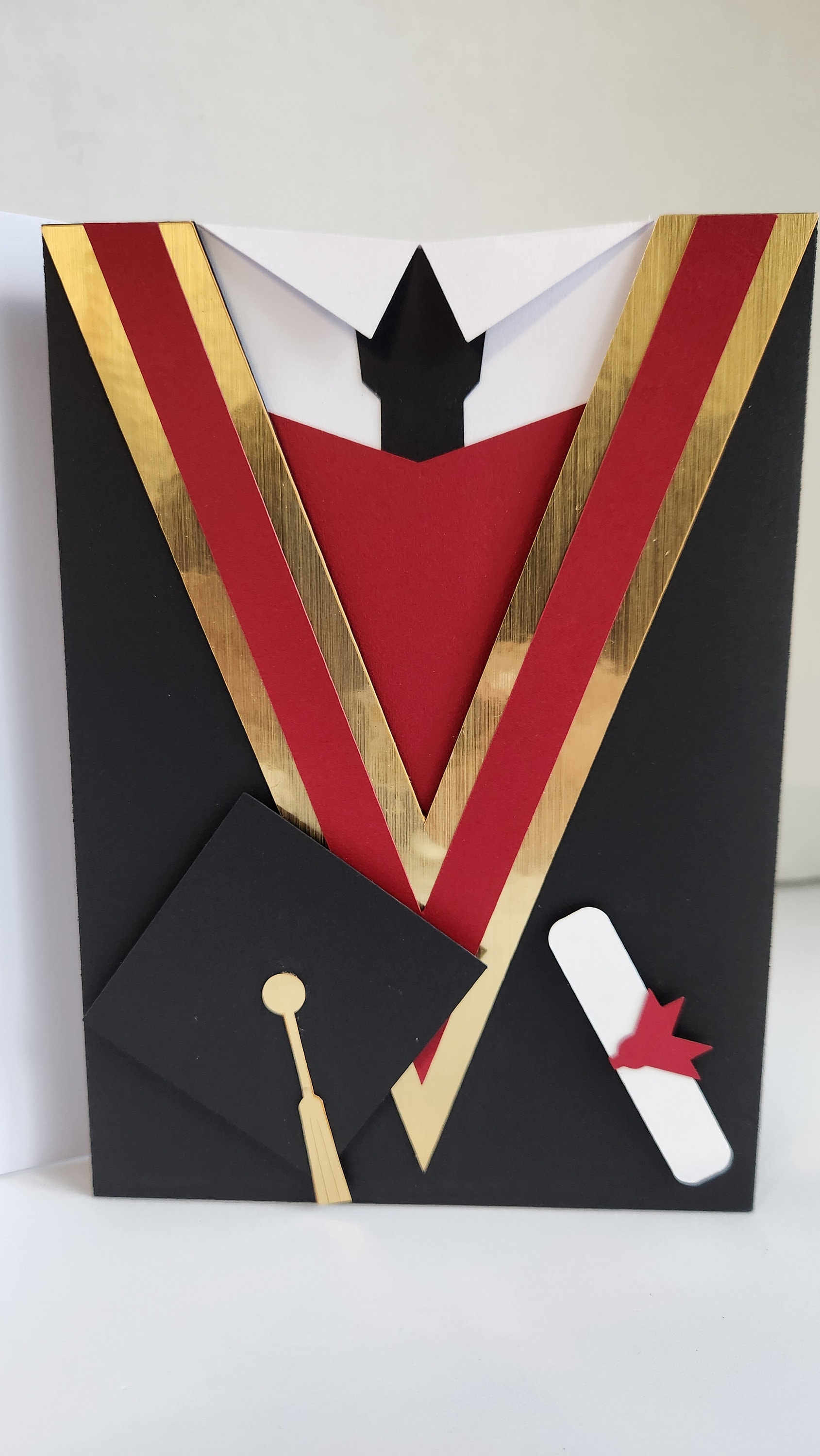 A Florida University Graduation Card With Envelope - Garnet and Gold ...