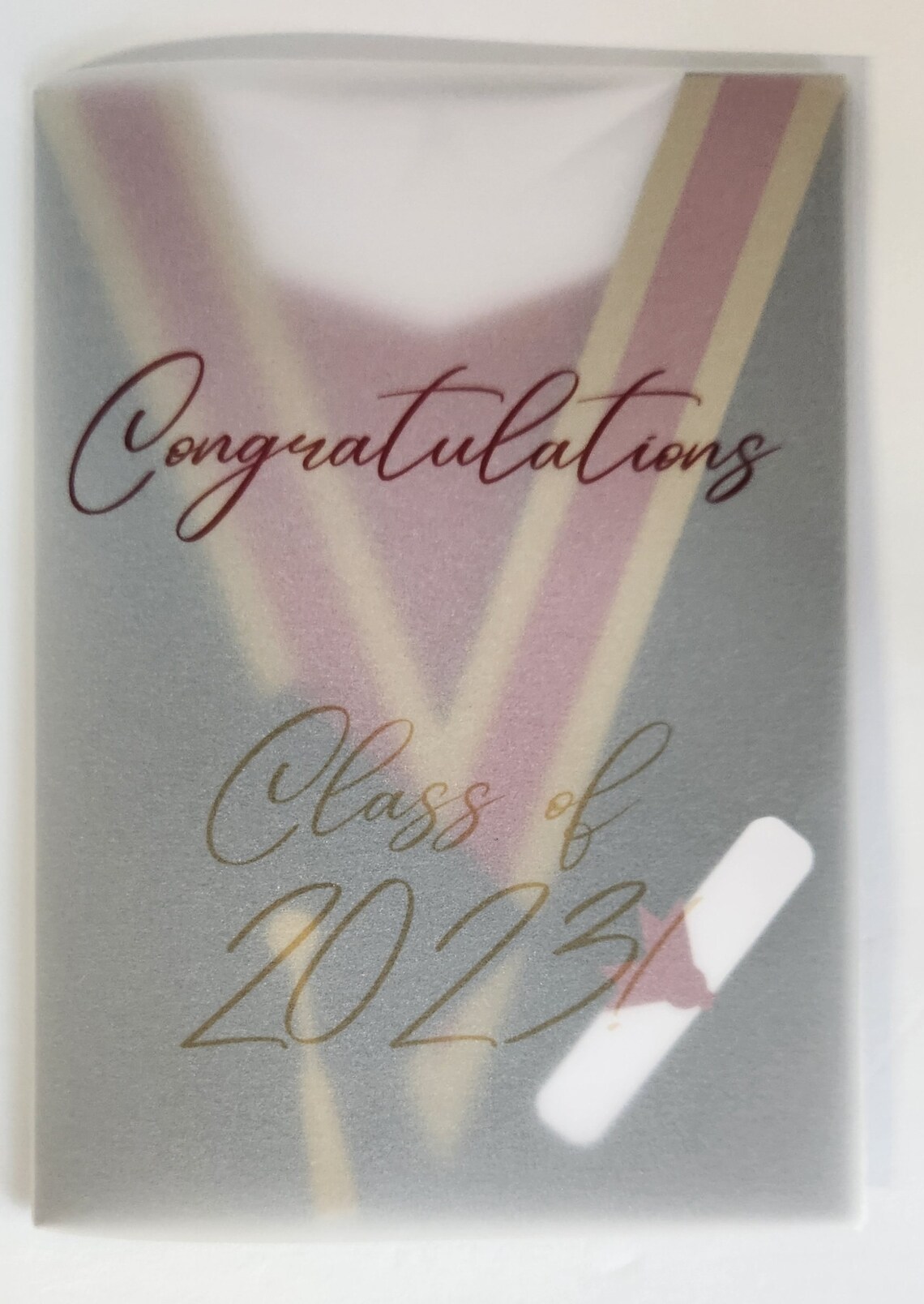 A Florida University Graduation Card With Envelope - Garnet and Gold ...