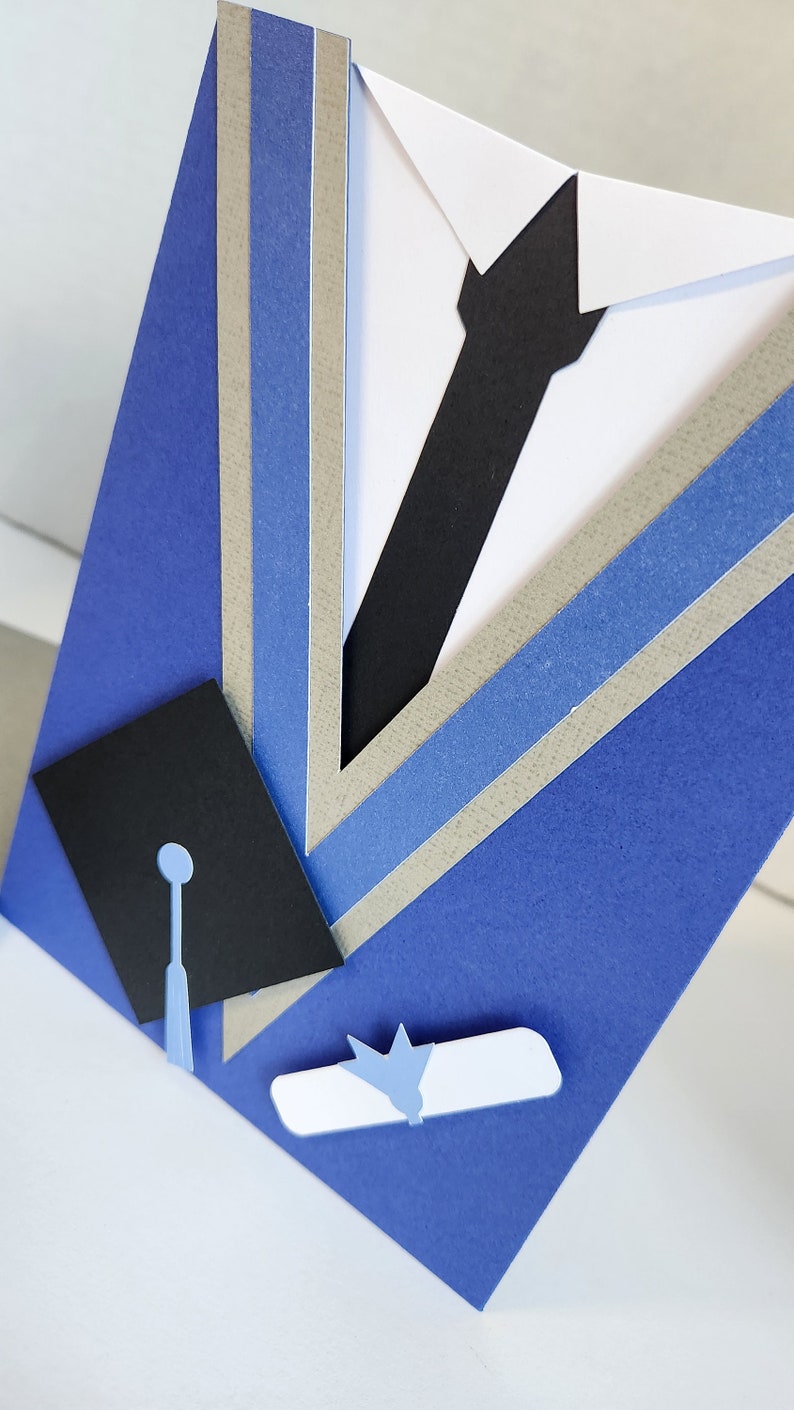 A Florida University Graduation Card With Envelope - Blue and Gray ...