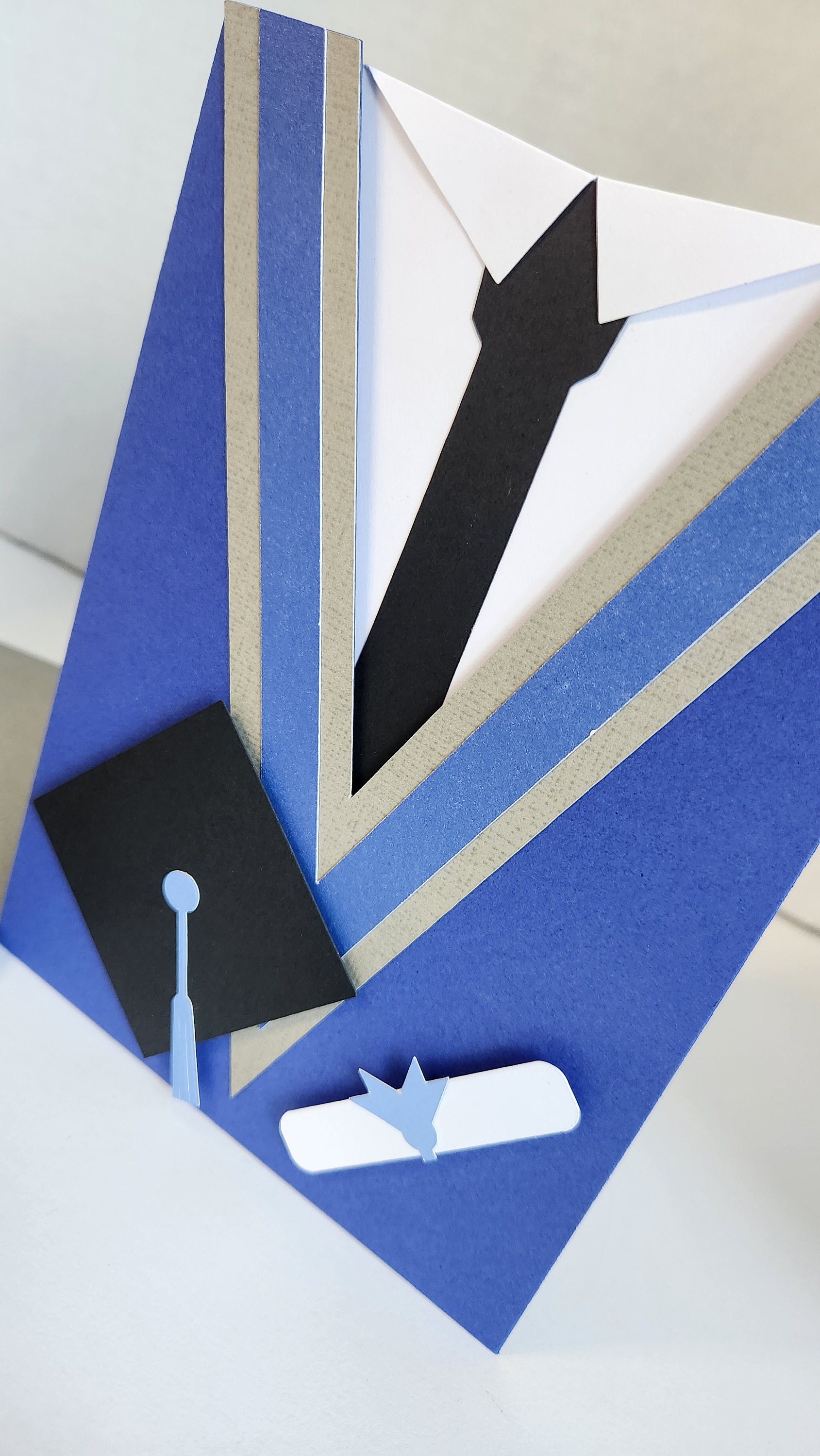 A Florida University Graduation Card With Envelope - Blue and Gray ...