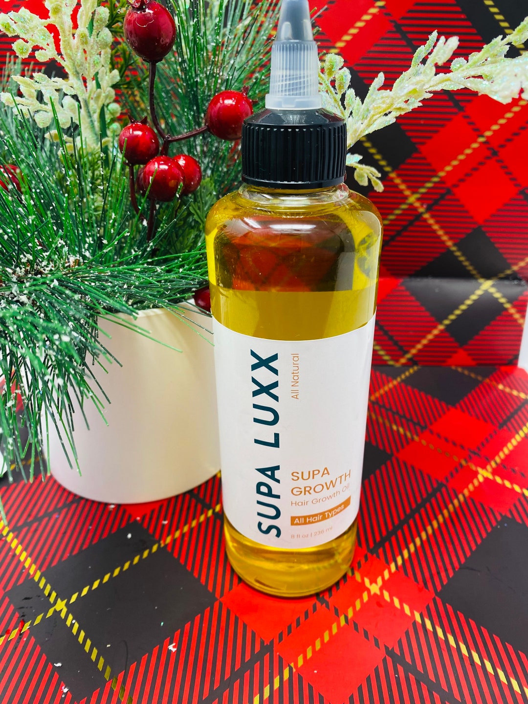 Supa Growth 8oz Hair Growth Oil, All Natural Fast Growth Hair ...