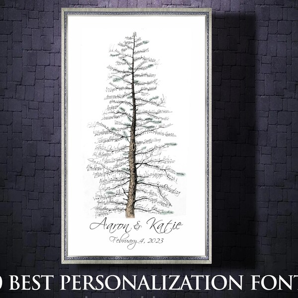Guest Book Tree - Etsy