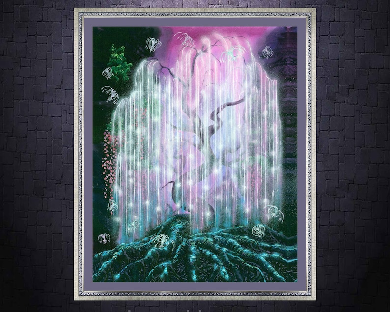 Avatar Art Print Tree of Souls Watercolor Painting Tree of Voices ...