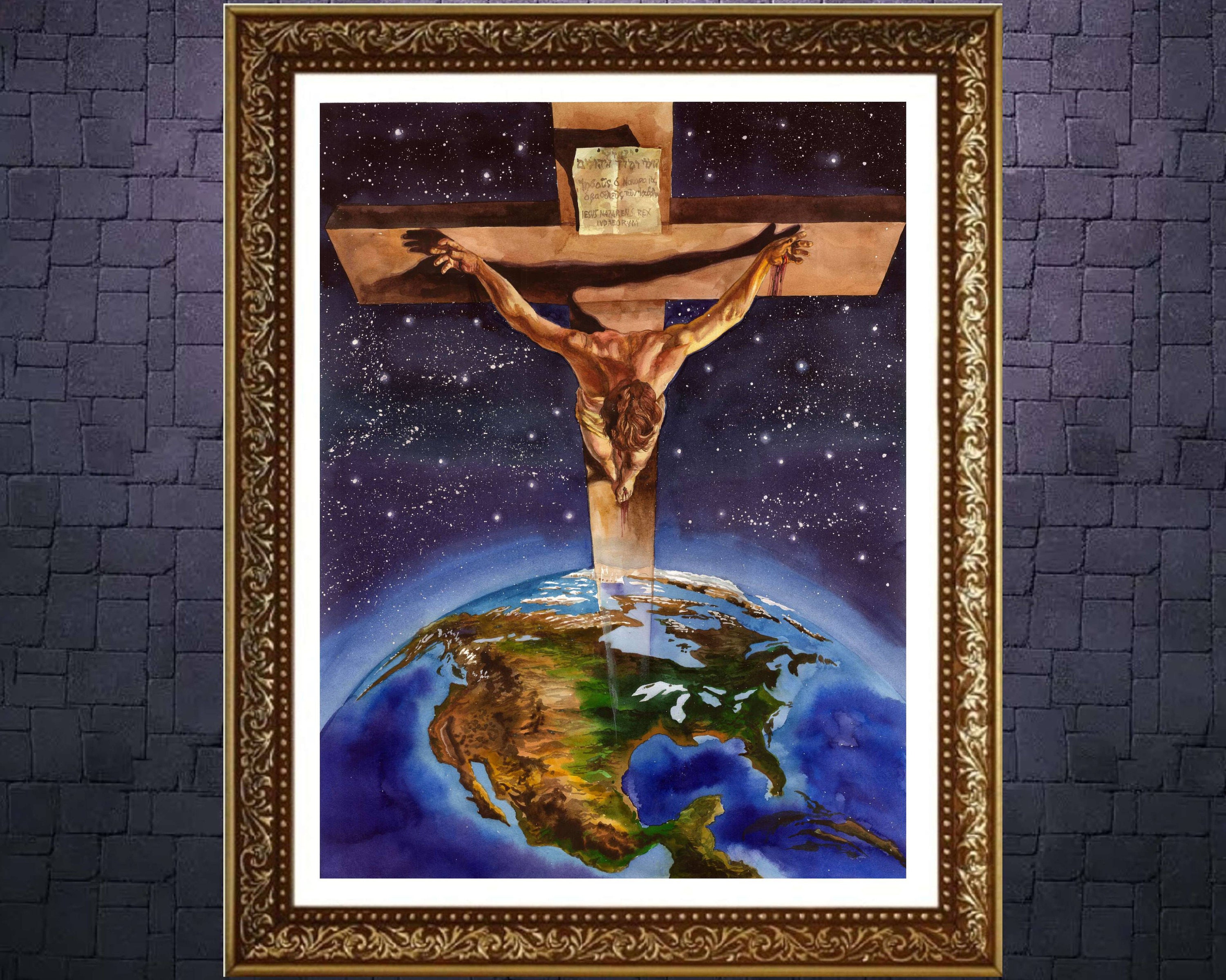 Jesus Painting Jesus Portrait Jesus LDS ART Watercolor Jesus Christ ...