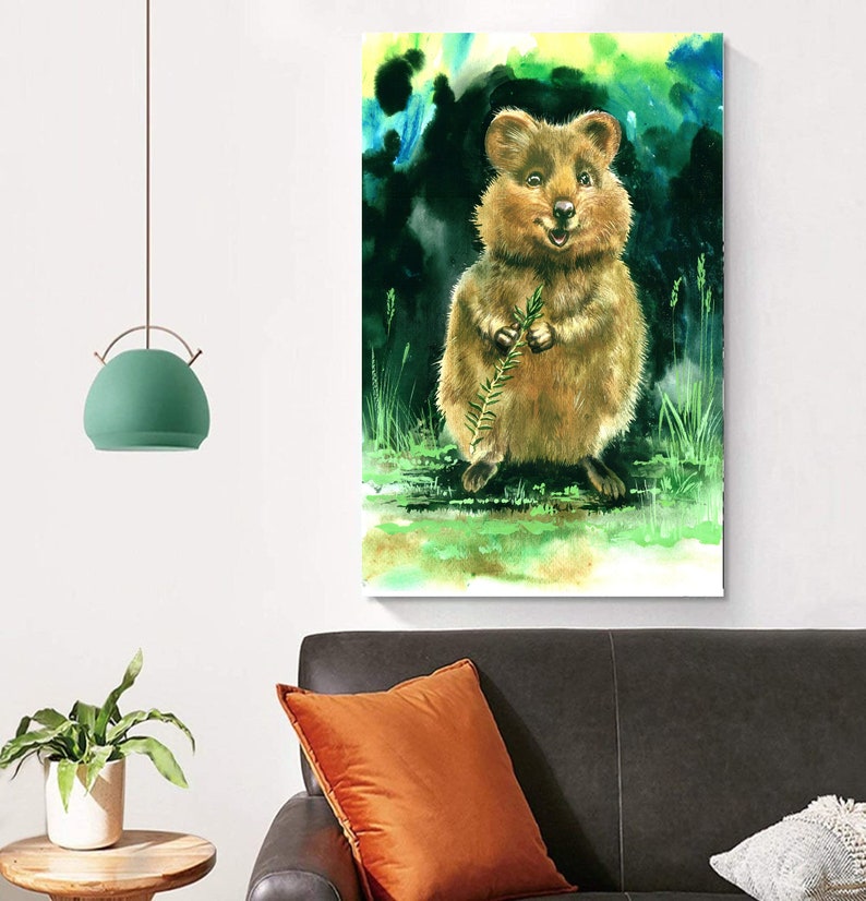 Quokka Painting Quokka Portrait Quokka Animal Illustration Quokka ...