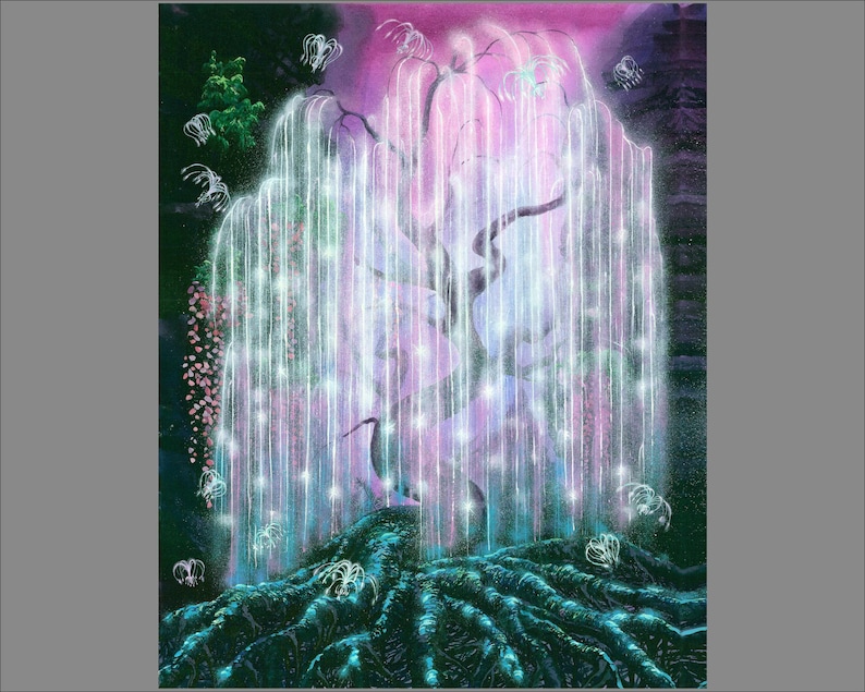 Avatar Art Print Tree of Souls Watercolor Painting Tree of Voices ...