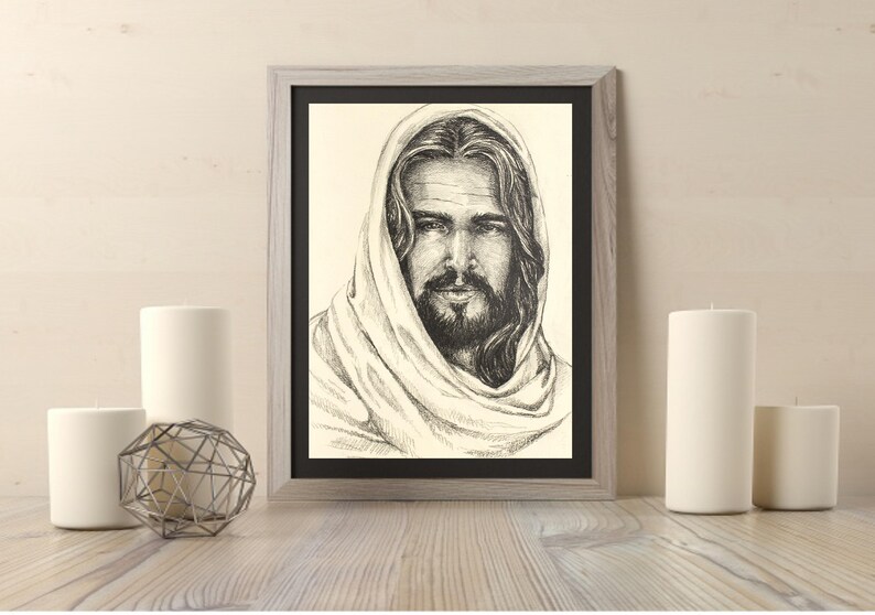 Disegno di Gesù Ritratto di Gesù Gesù LDS ART in bianco e nero Ritratto ... Disegno di Gesù Ritratto di Gesù Gesù LDS ART in bianco e nero Ritratto ...