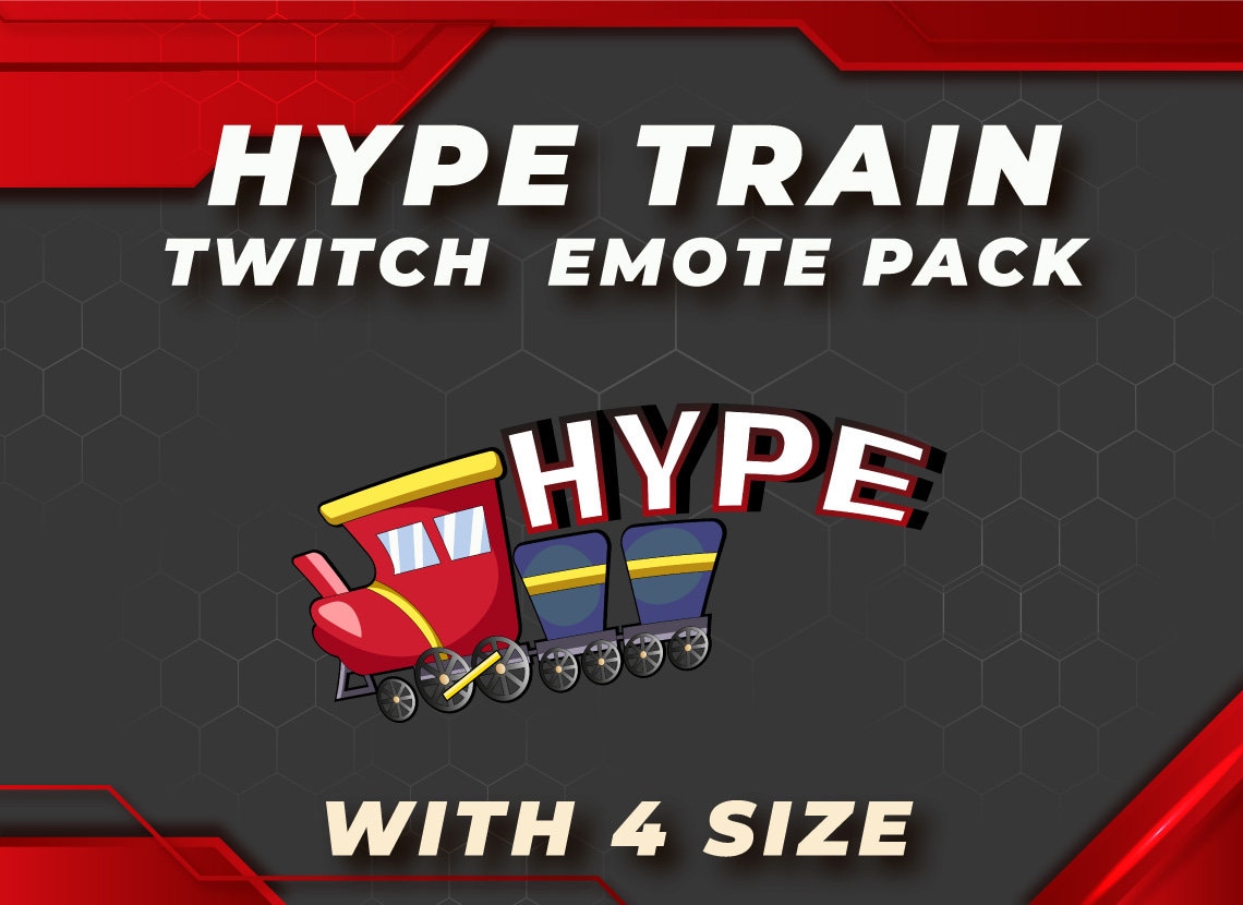 Twitch Hype Train Emotes Package Twitch Text Emoji for Discord, Youtube ...