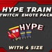 Twitch Hype Train Emotes Package Twitch Text Emoji for Discord, Youtube ...