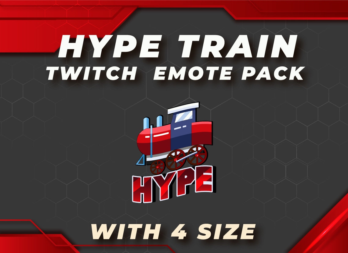 Twitch Hype Train Emotes Package Twitch Text Emoji for Discord, Youtube ...