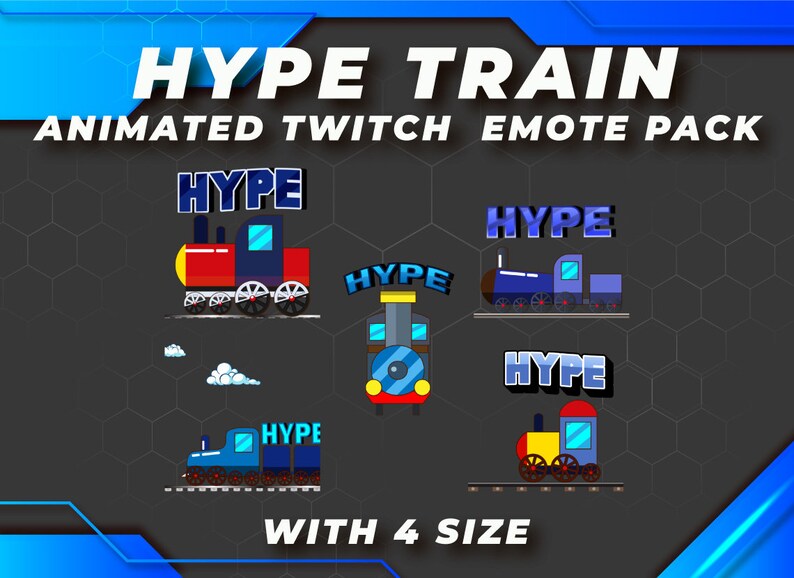 Animated Hype Train Emotes Deco / Twitch Text Emoji para discord ...