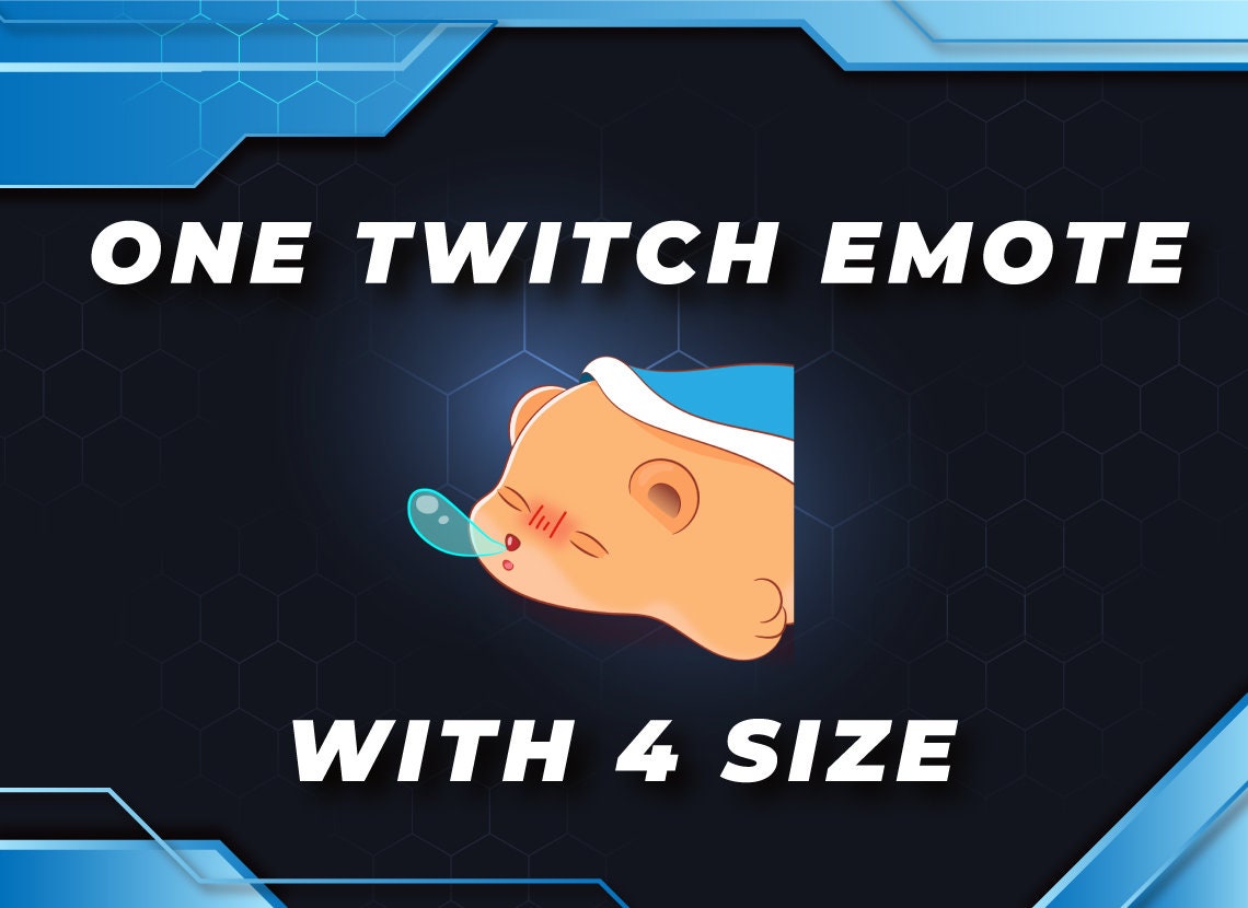 Sleepy Twitch Emotes Cute Bear Emote for Twitch Discord - Etsy Canada
