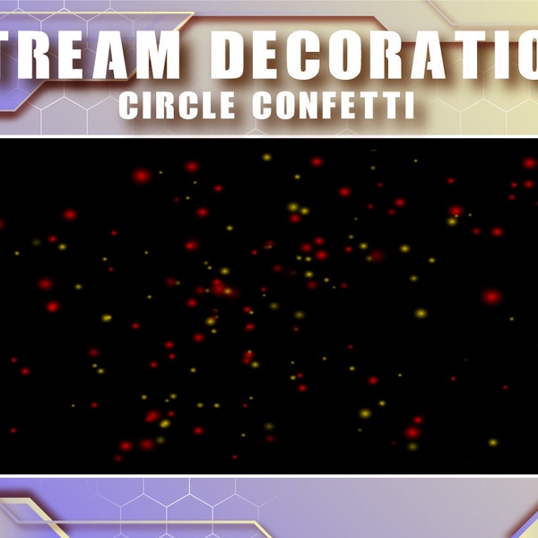 Animated Confetti Overlay - Etsy