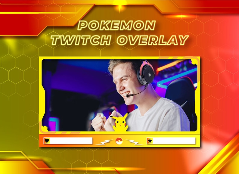 Pokemon Twitch Overlay Animated Stream Package Pokemon - Etsy