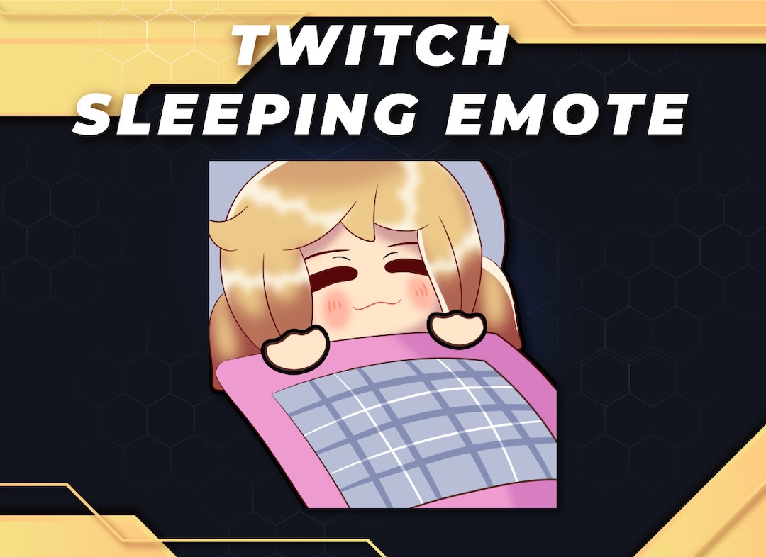 Sleepy Twitch Emote Cute Chibi Twitch Emote for Discord, Youtube ...