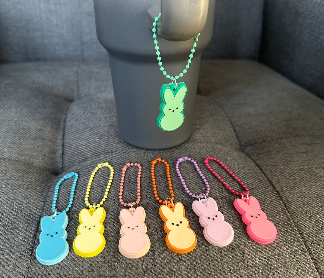 PEEPS Bunny Stanley Cup Charm, Water Bottle, Keyring, Bag Charm, Easter ...