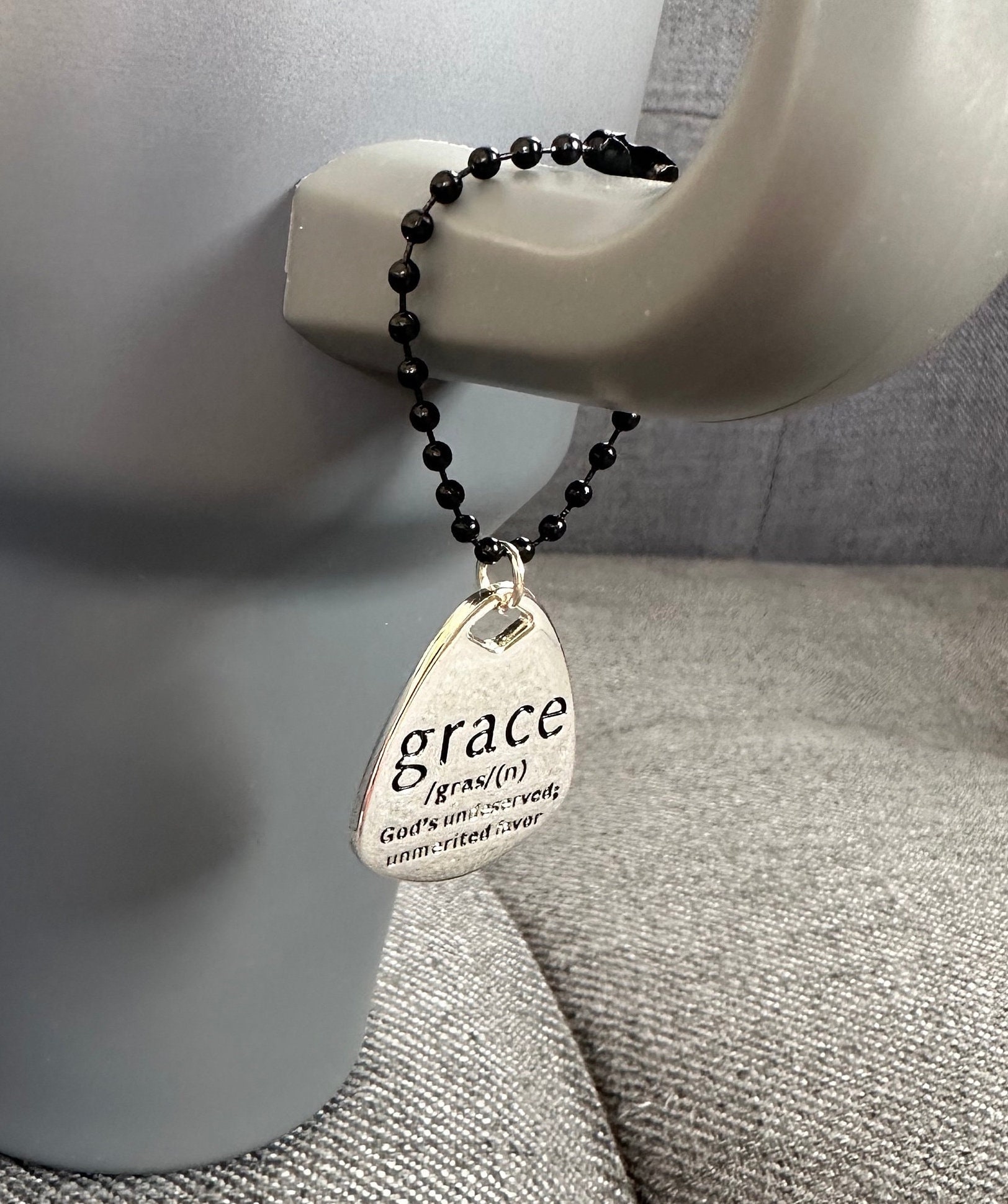 Grace Silver Stanley Cup Charm, Water Bottle, Keyring, Bag Charm - Etsy