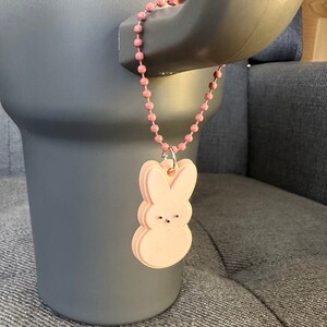 PEEPS Bunny Stanley Cup Charm, Water Bottle, Keyring, Bag Charm, Easter ...