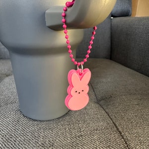 PEEPS Bunny Stanley Cup Charm, Water Bottle, Keyring, Bag Charm, Easter ...