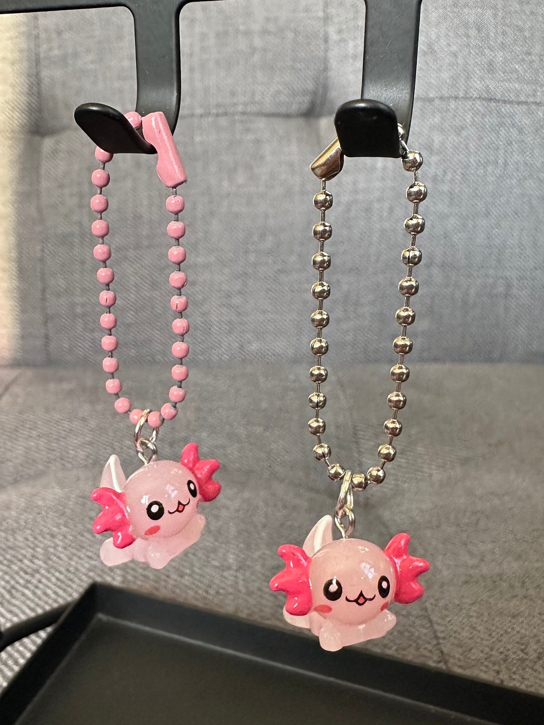 Axolotl Stanley Cup Charm, Pink, Water Bottle, Keyring, Bag Charm, Cute ...