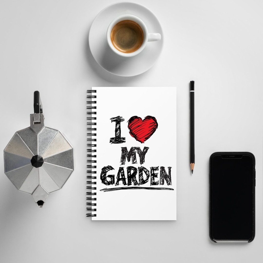 I Love My Garden Notebook: Dotted Spiral Journal for Plant Lovers - Etsy