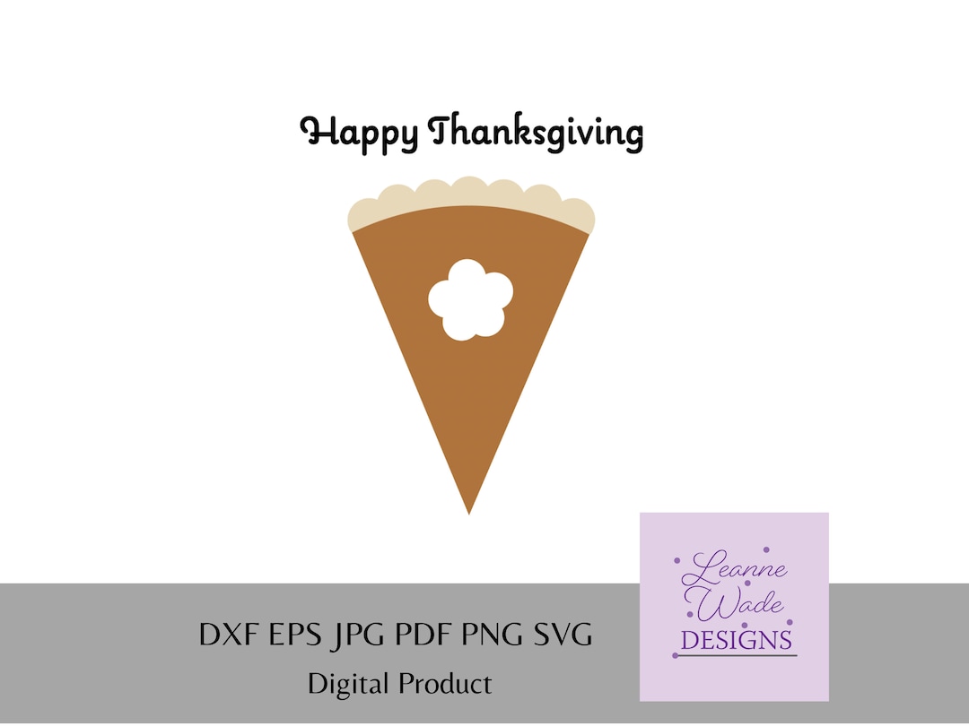 Happy Thanksgiving Pie Digital File - Etsy