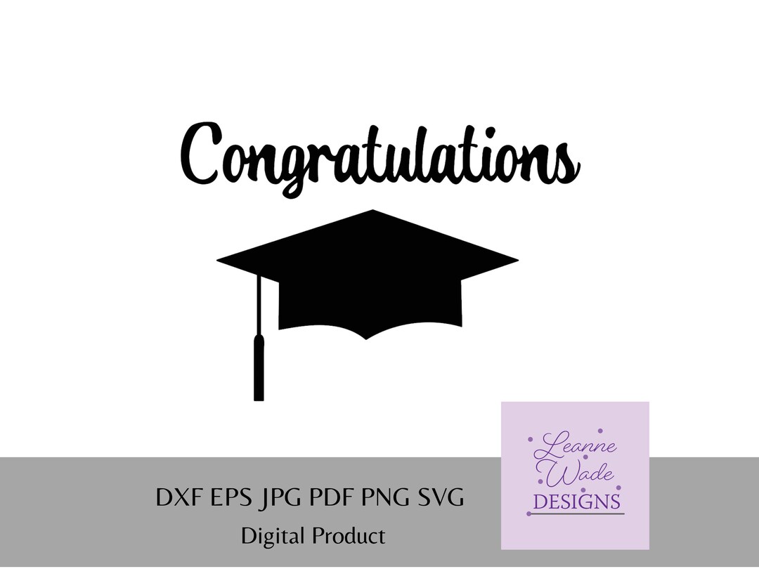 Congratulations Mortar Board - Etsy