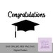 Congratulations Mortar Board - Etsy