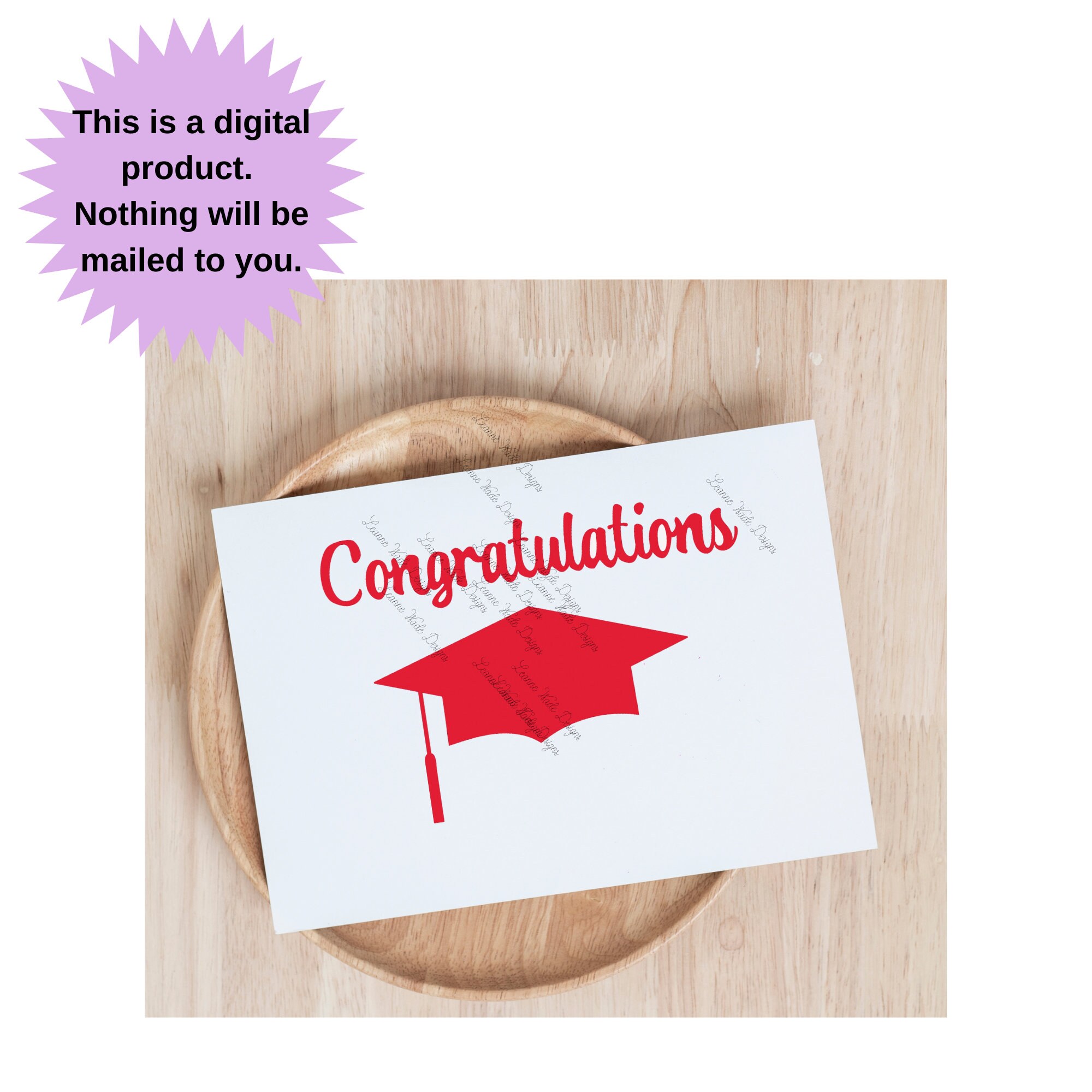 Congratulations Mortar Board - Etsy