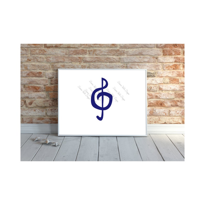 Funky Treble Clef Svg - Etsy