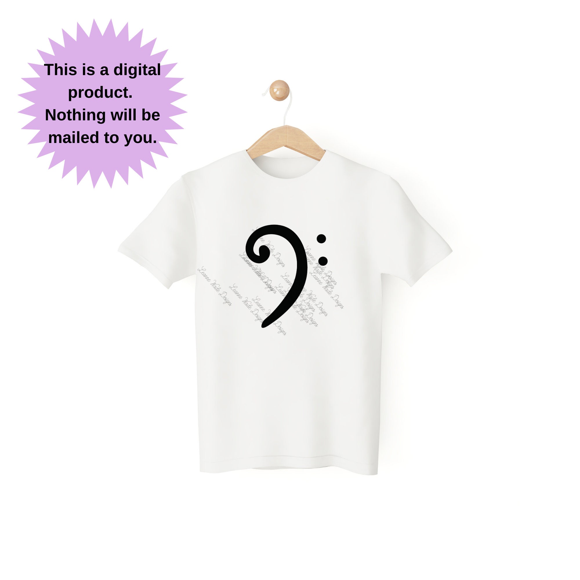 Music Bass Clef Svg - Etsy