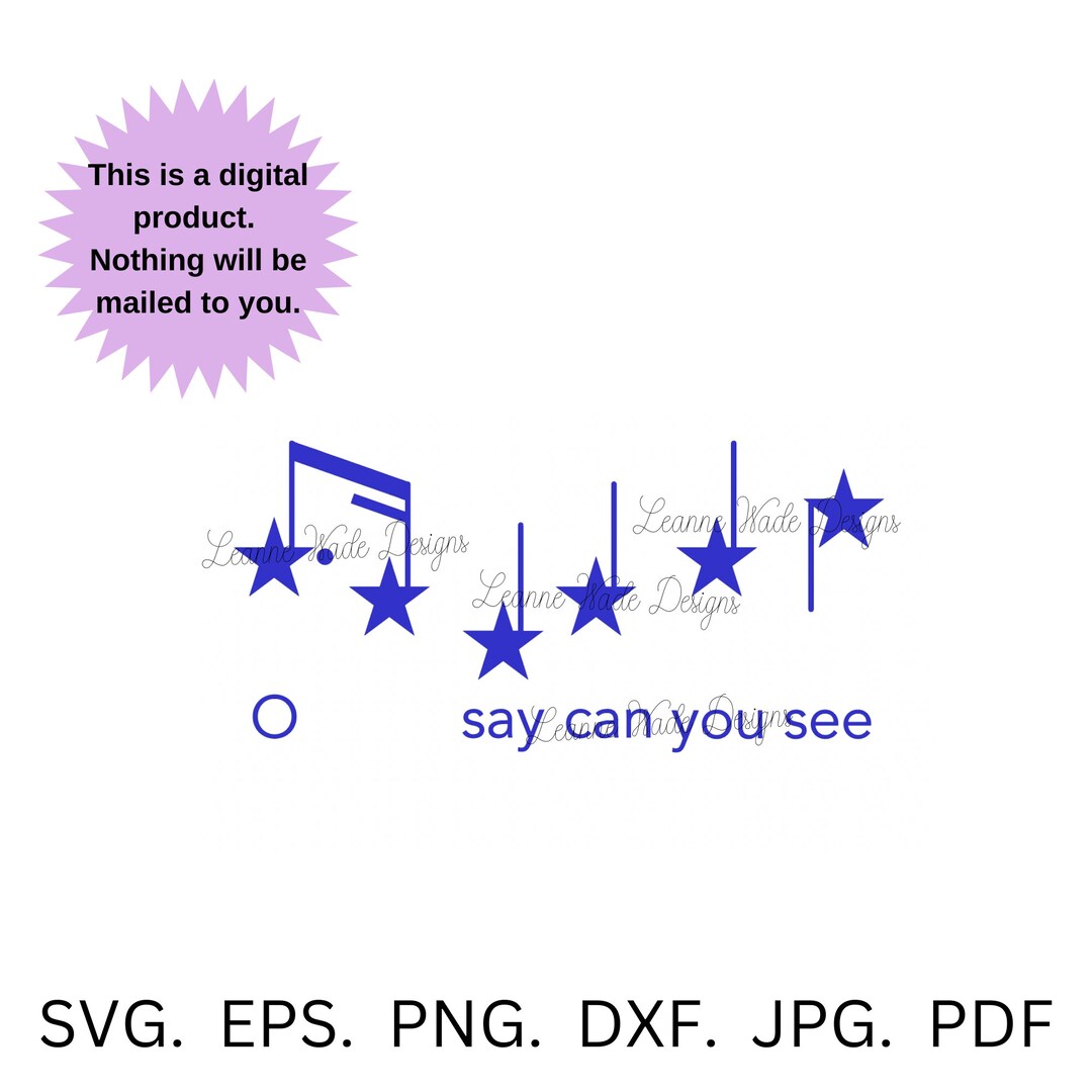 National Anthem Svg - Etsy