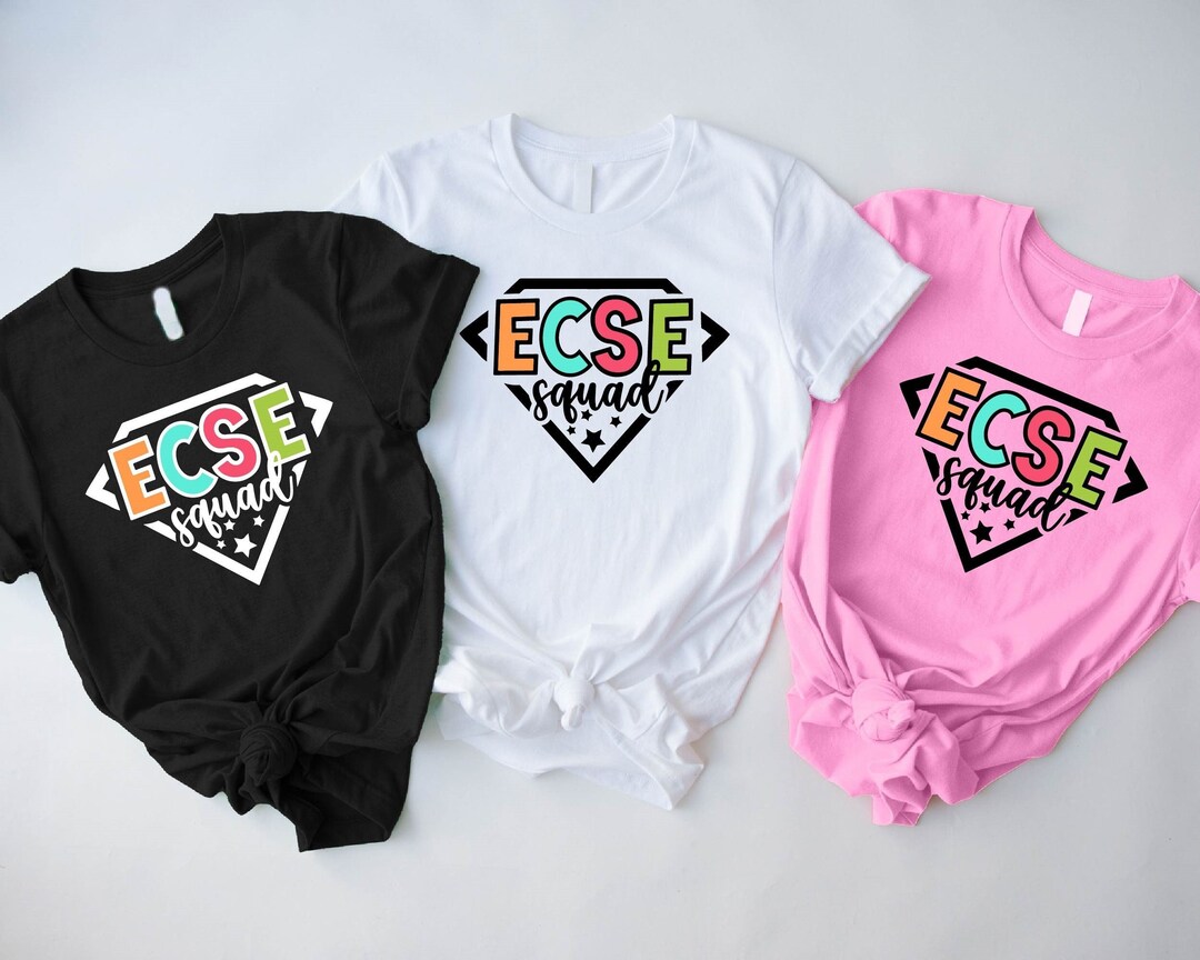 Early Childhood Special Education Shirt, Ecse Daycare Teacher Squad ...