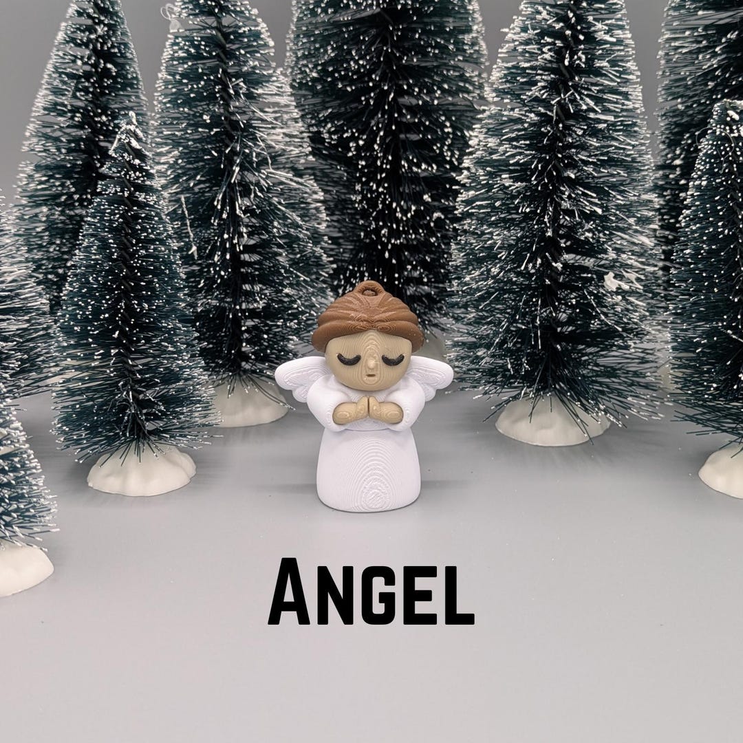 Angel Flexi Fidget Key Chain, Sensory Toy, 3D Printed Gift, Keychain ...