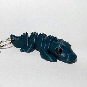 Alligator Flexi Fidget Key Chain, Sensory Toy, 3D Printed Gift ...