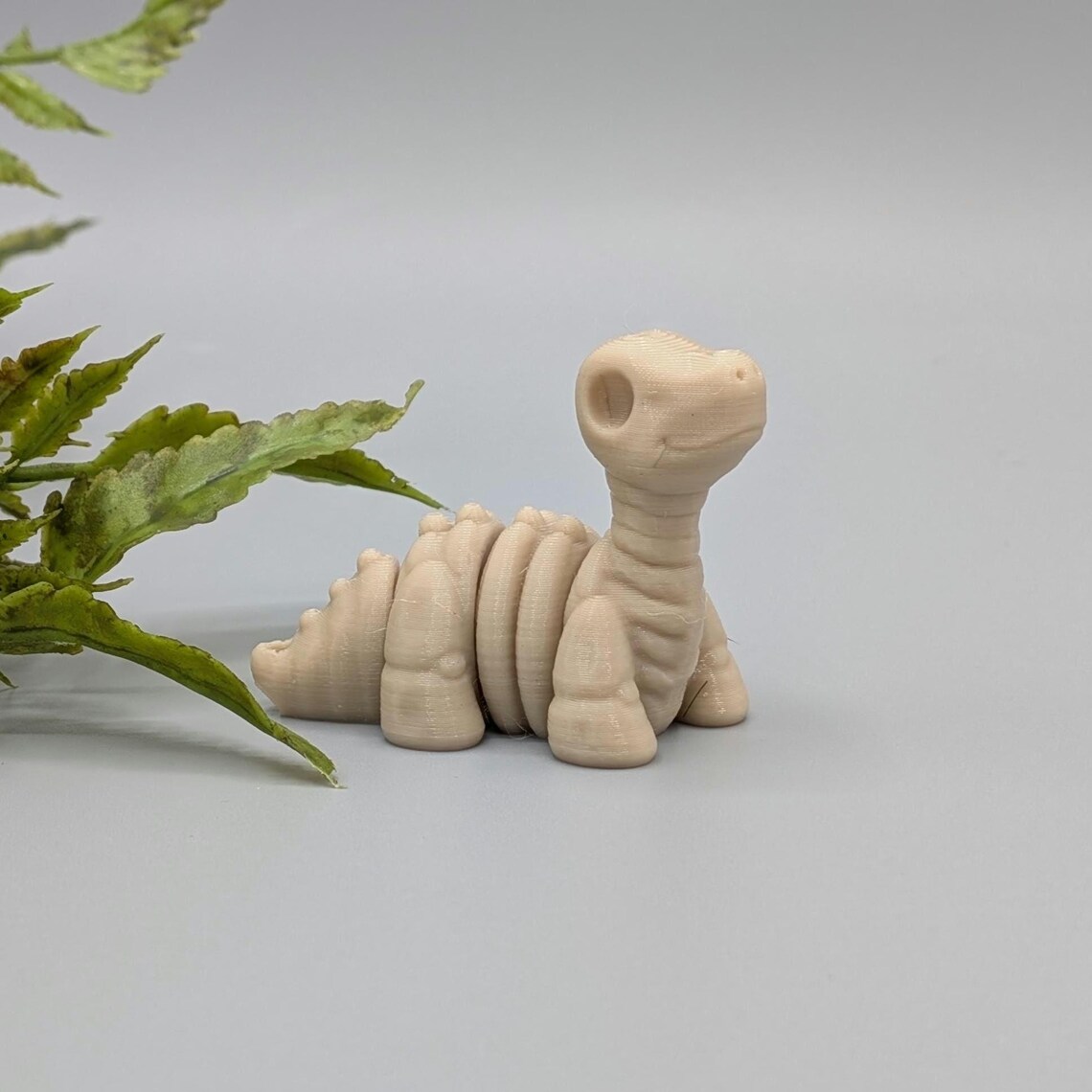 Brontosaurus Skeleton Flexi Fidget Key Chain, Sensory Toy, 3D Printed ...
