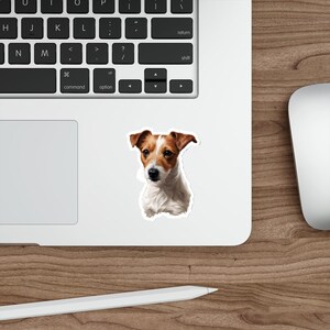 Jack Russell Terrier Die-cut Sticker, Jack Russell Terrier Sticker ...